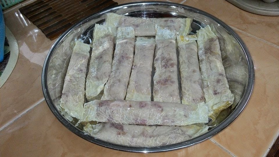 My Cooking Recipe : 清蒸瓤豆腐皮鱼糊Steamed Bean Curd Roll with Fish Paste