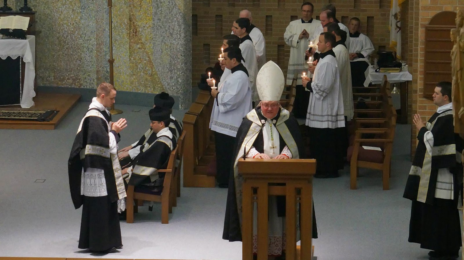 New Liturgical Movement: Pontifical Requiem at the Throne - Madison, WI