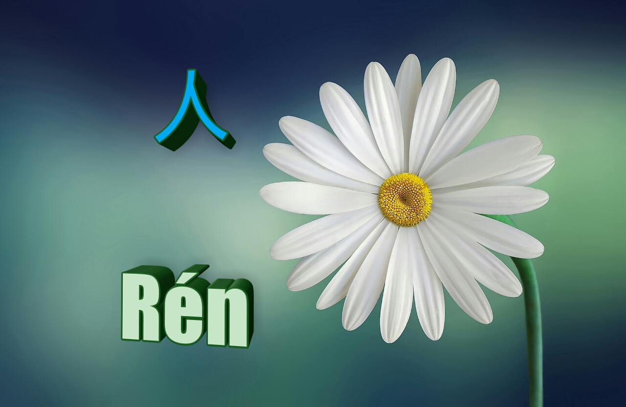 Karakter 人 （Rén）- Orang - BELAJAR MANDARIN