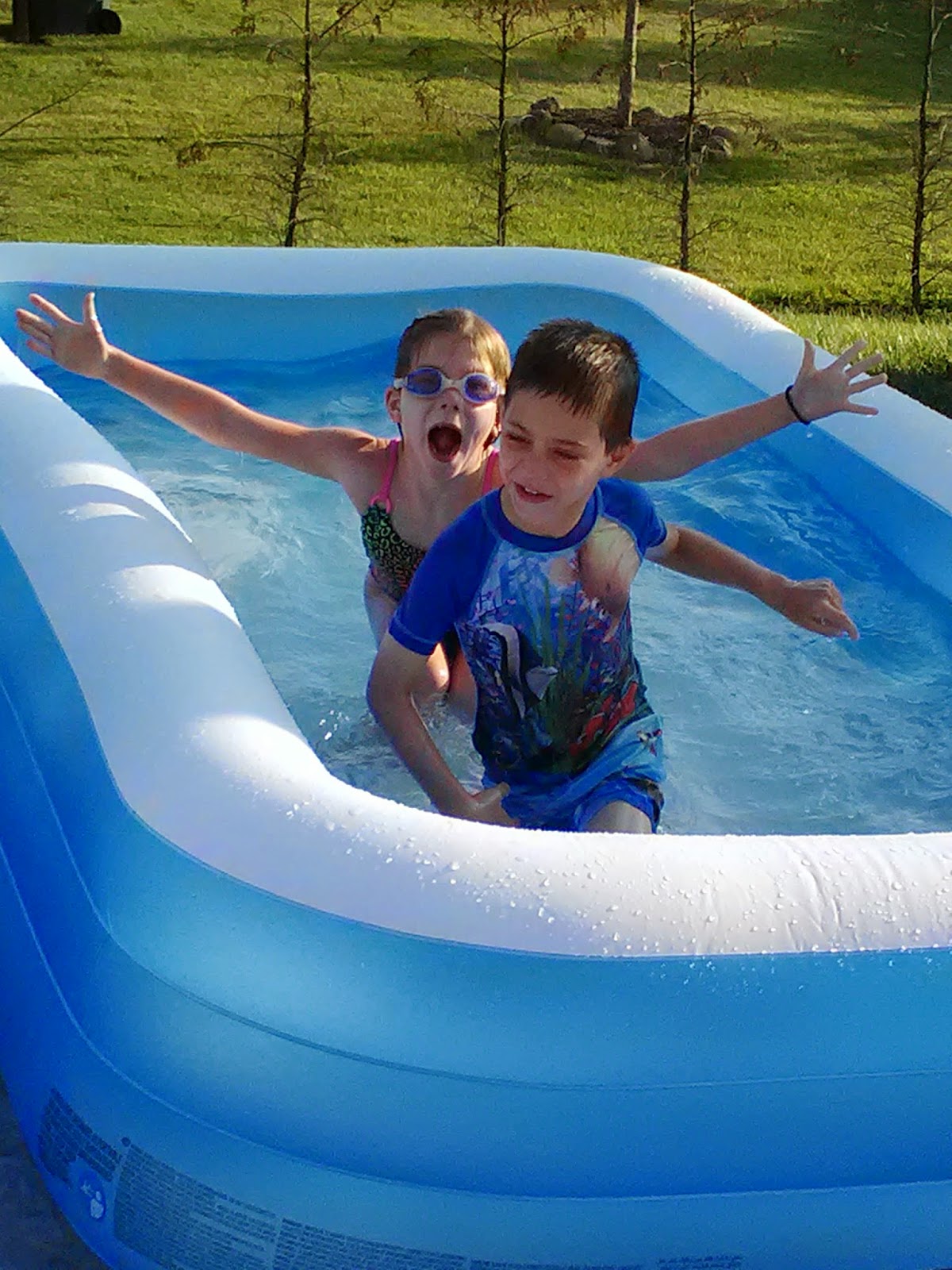 Busy Lee Family: Pool Play