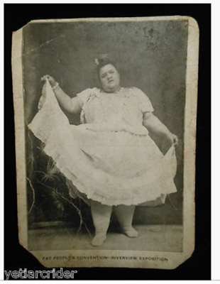 Five Hundred Pound Peep: Fat People's Convention in 1910?