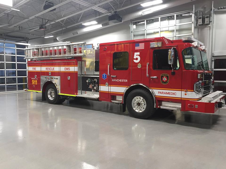 Fire Mike On All Things Fire: TOWN OF MANCHESTER ,CT BRAND NEW ENGINE 5