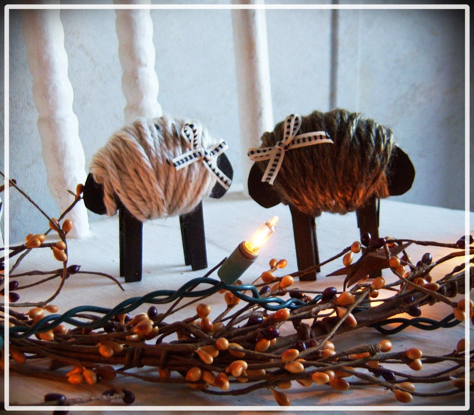 Shoregirl's Creations: Yarn Sheep