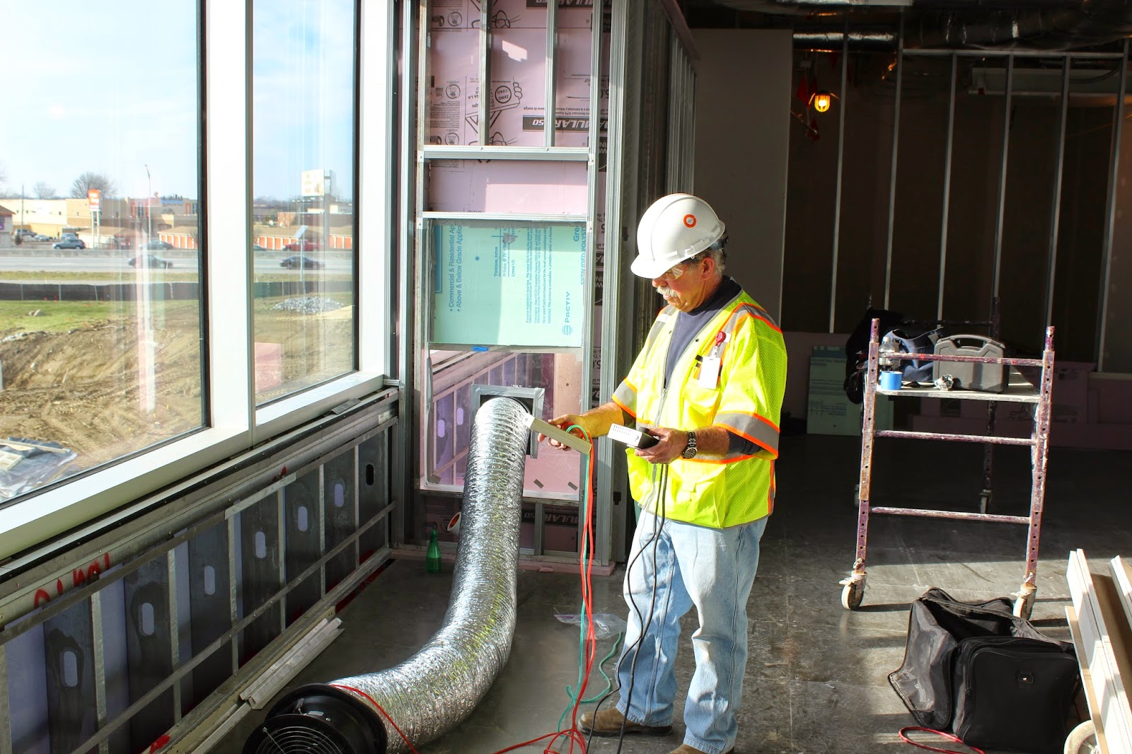 Air Barrier Testing (ASTM E1827 and ASTM E779): 2014