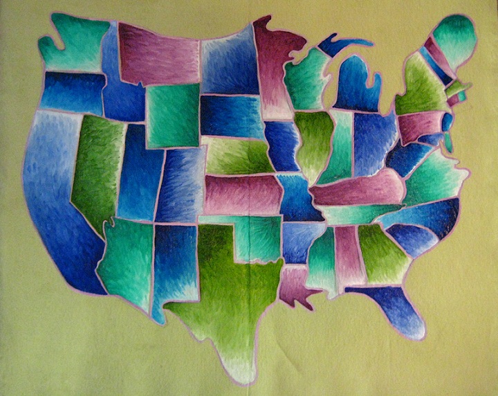 works: USA Map project