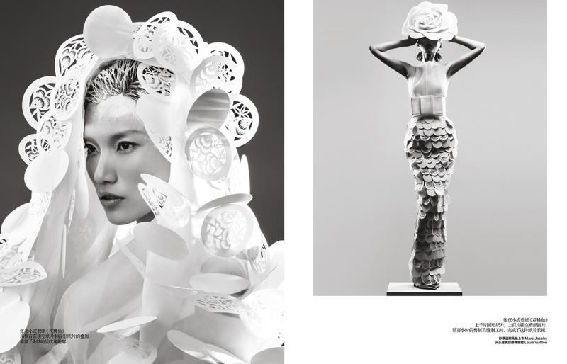ASIAN MODELS BLOG: EDITORIAL: Danni Li in Harper's Bazaar China, May 2012