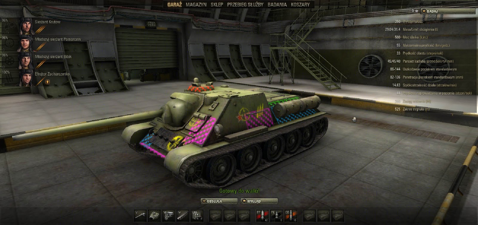 World of Tanks gramy - czołgi ZSRR dla początkujących: SU-85