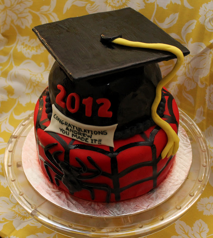 Love Dem Goodies: Spiderman Graduation Cake