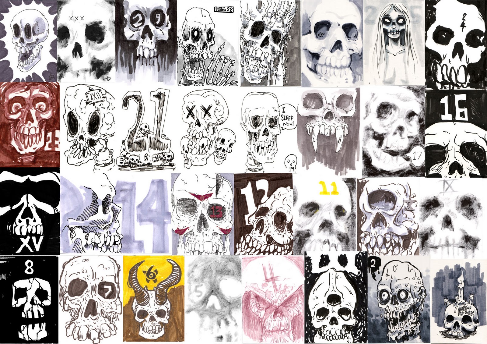 Tales from the Three Eyed Skull: Art and junk by Andrew Barr: November 2011