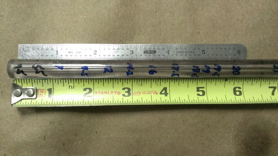 Fuel level markings inside the tank? | Van's Air Force