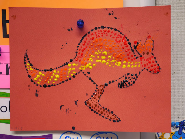 Little Hiccups: Aboriginal Dot Art Activity