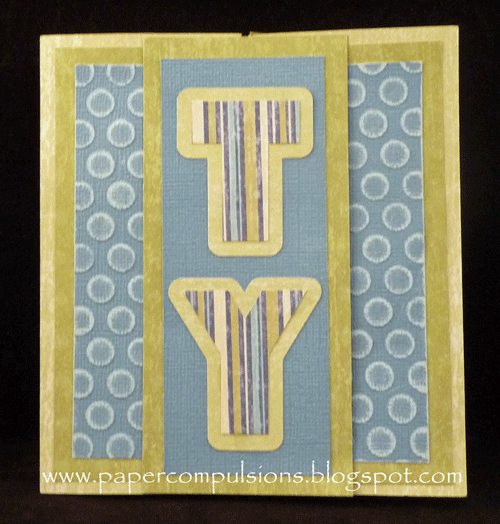 Paper Compulsions: Box card for Ty