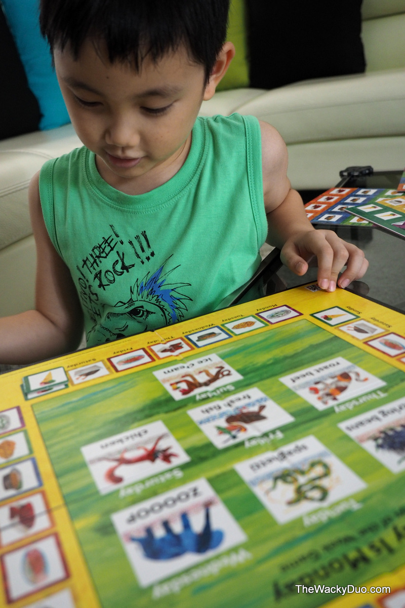 The Groovy Giraffe Gift Idea: Eric Carle 'Today is Monday' Game ...