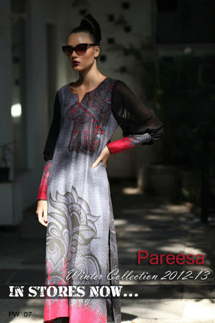 Pareesa Winter Collection 2013 | Pareesa From The House of Chen One 2014