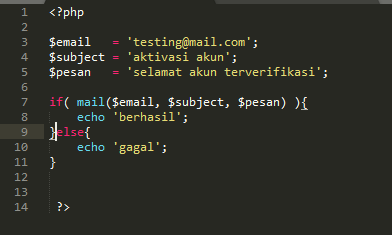 gagal membuat fungsi kirim email dengan php - Forum Coding Indonesia