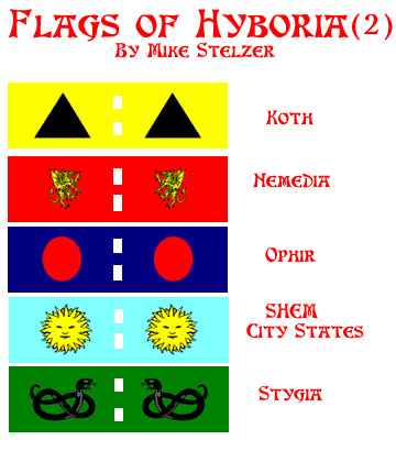 Maximum Rock & Role Playing: Hyborian Flags