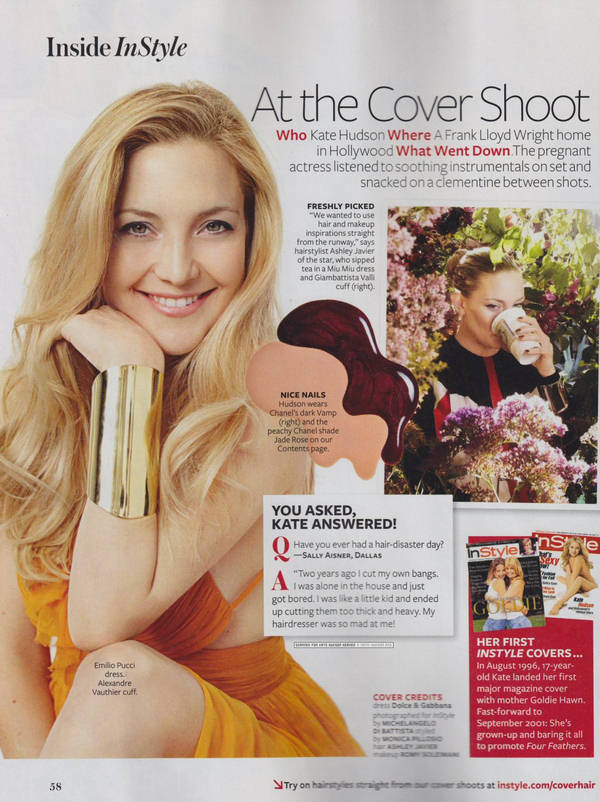 Kate Hudson InStyle US May 2011 | Megazines