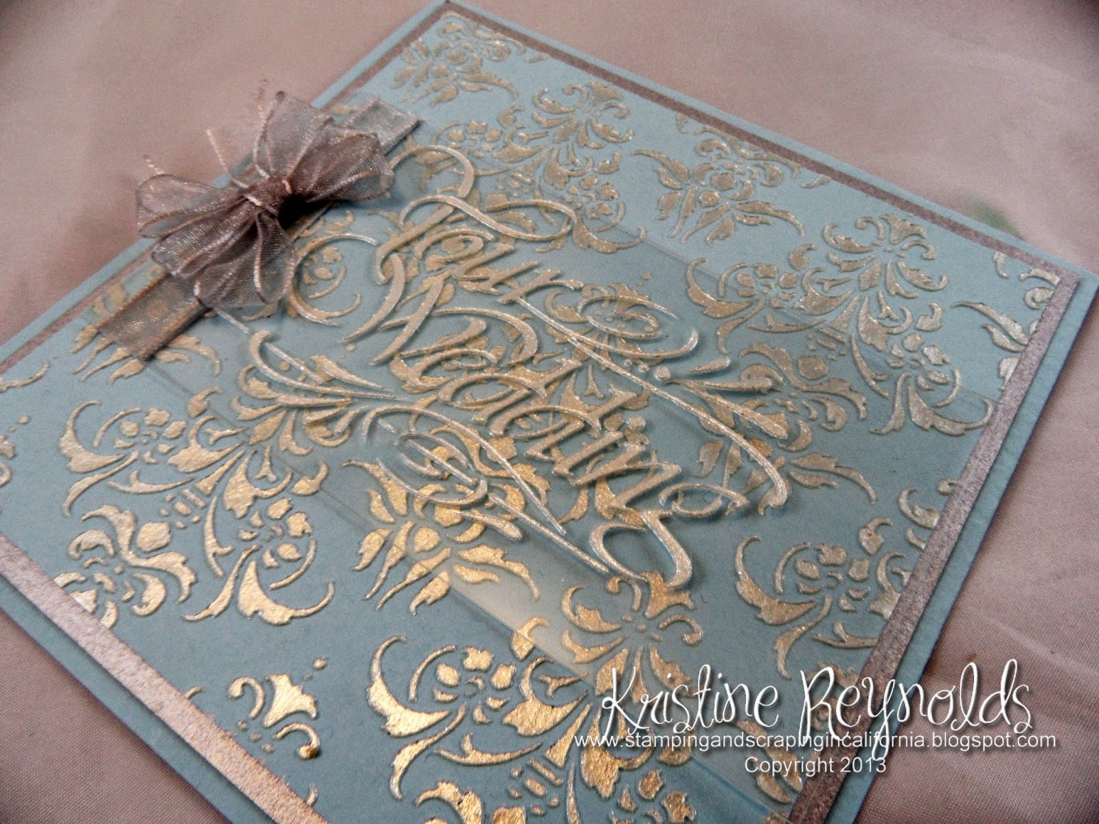 Stamping & Scrapping in California: Your Wedding