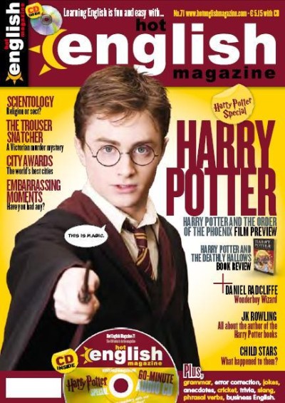 English is fun with Alice: Reading English magazines is great!