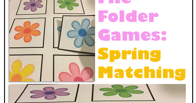 Autism Classroom: Looking Forward to Spring with File Folders, Language ...