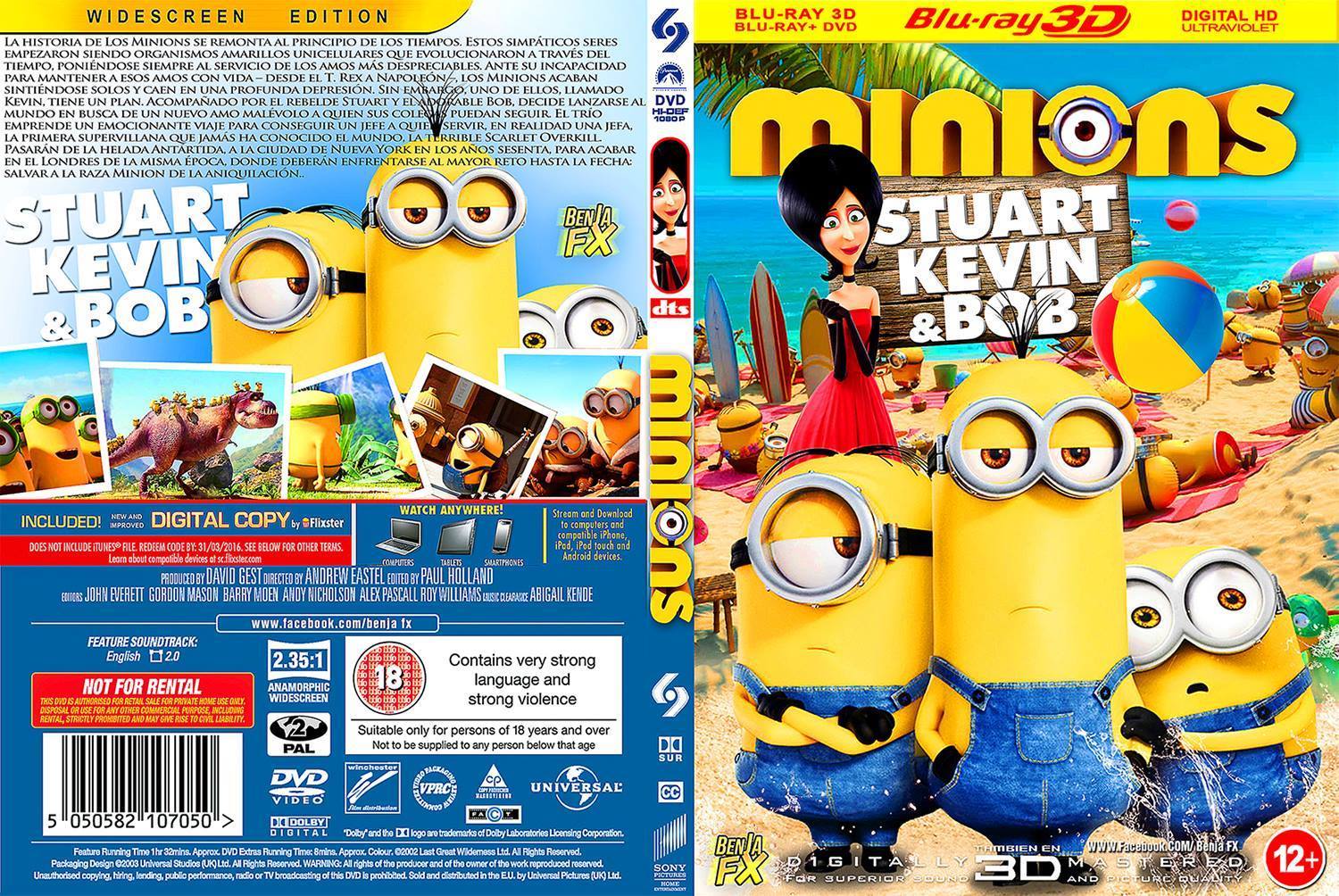 Cover: Minions dvd