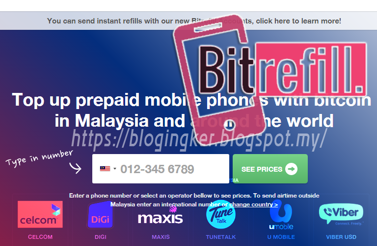 Cara Beli Topup Maxis,Digi,Celcom,TuneTalk Guna Bitcoin 2017 | Blog tentang cara buat,website ...