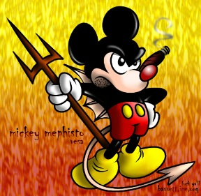 mickey es un diablo