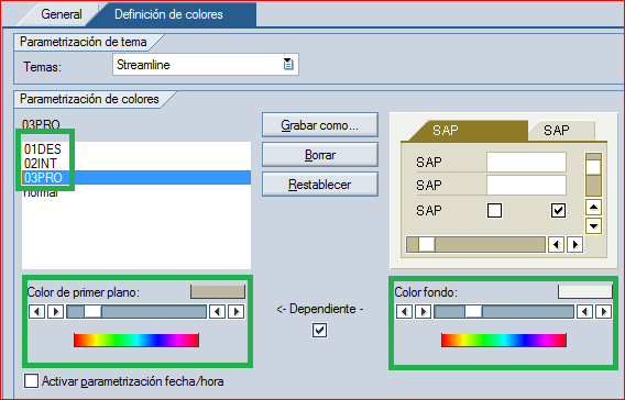 Fijar color del sistema | Blog de SAP