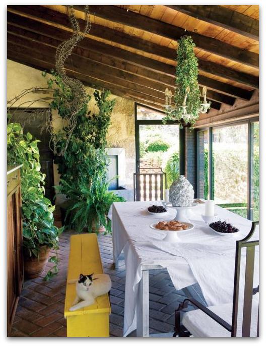 A colourful spanish farmhouse