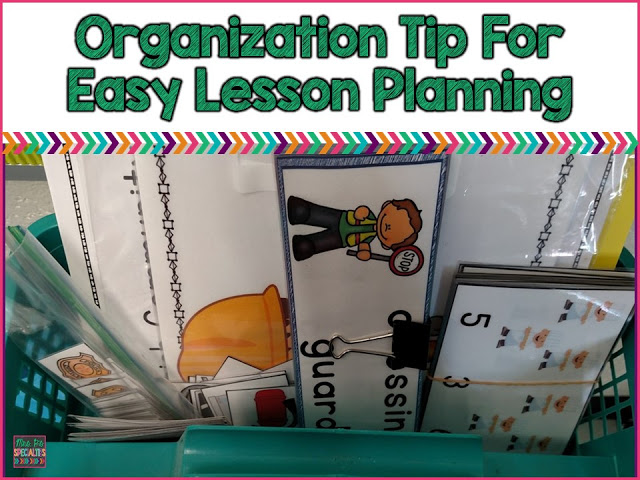 Easiest Organization Tip For The Special Ed. Teacher · Mrs. P's Specialties