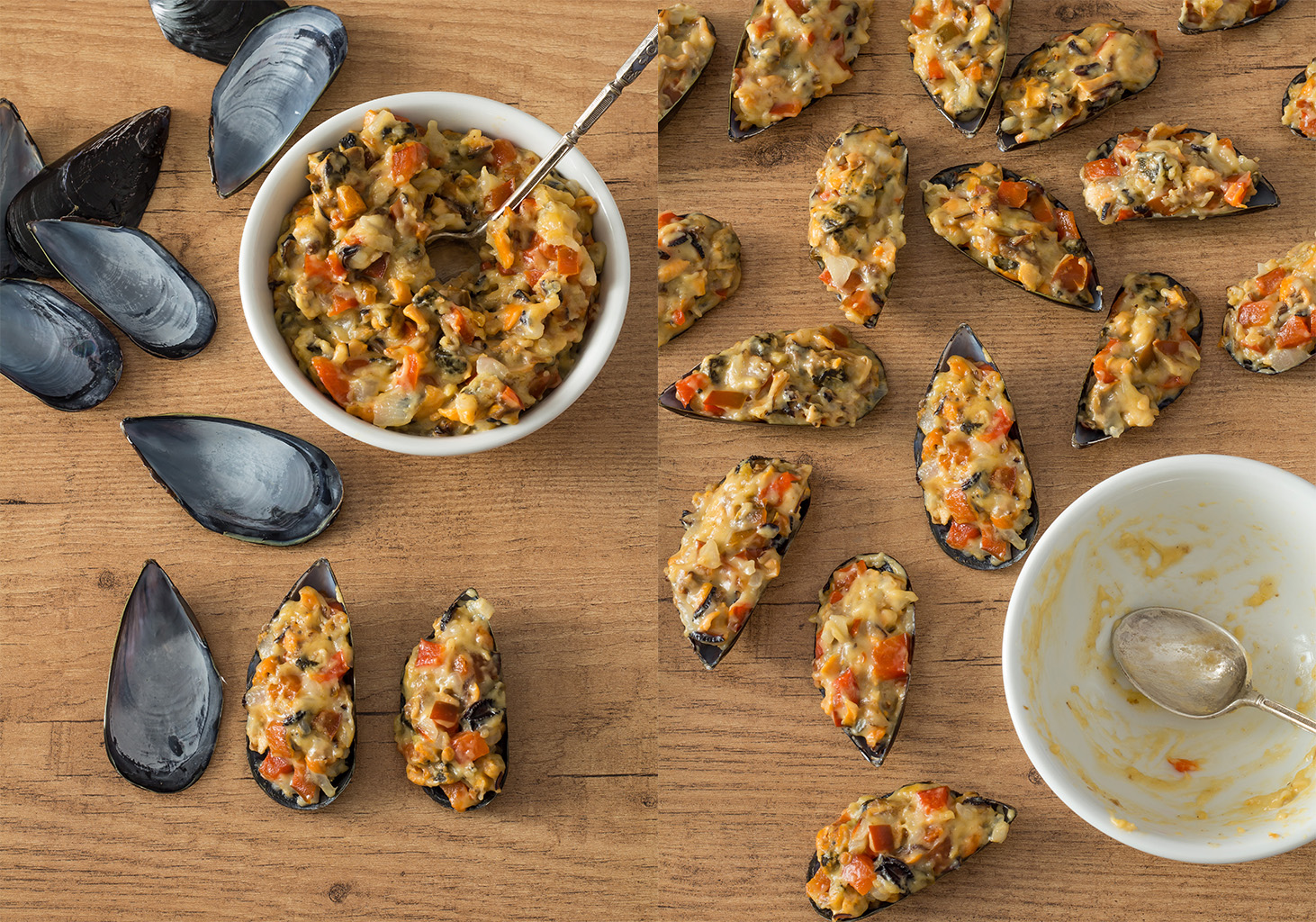 My Spanish Taste: Stuffed and breaded mussels