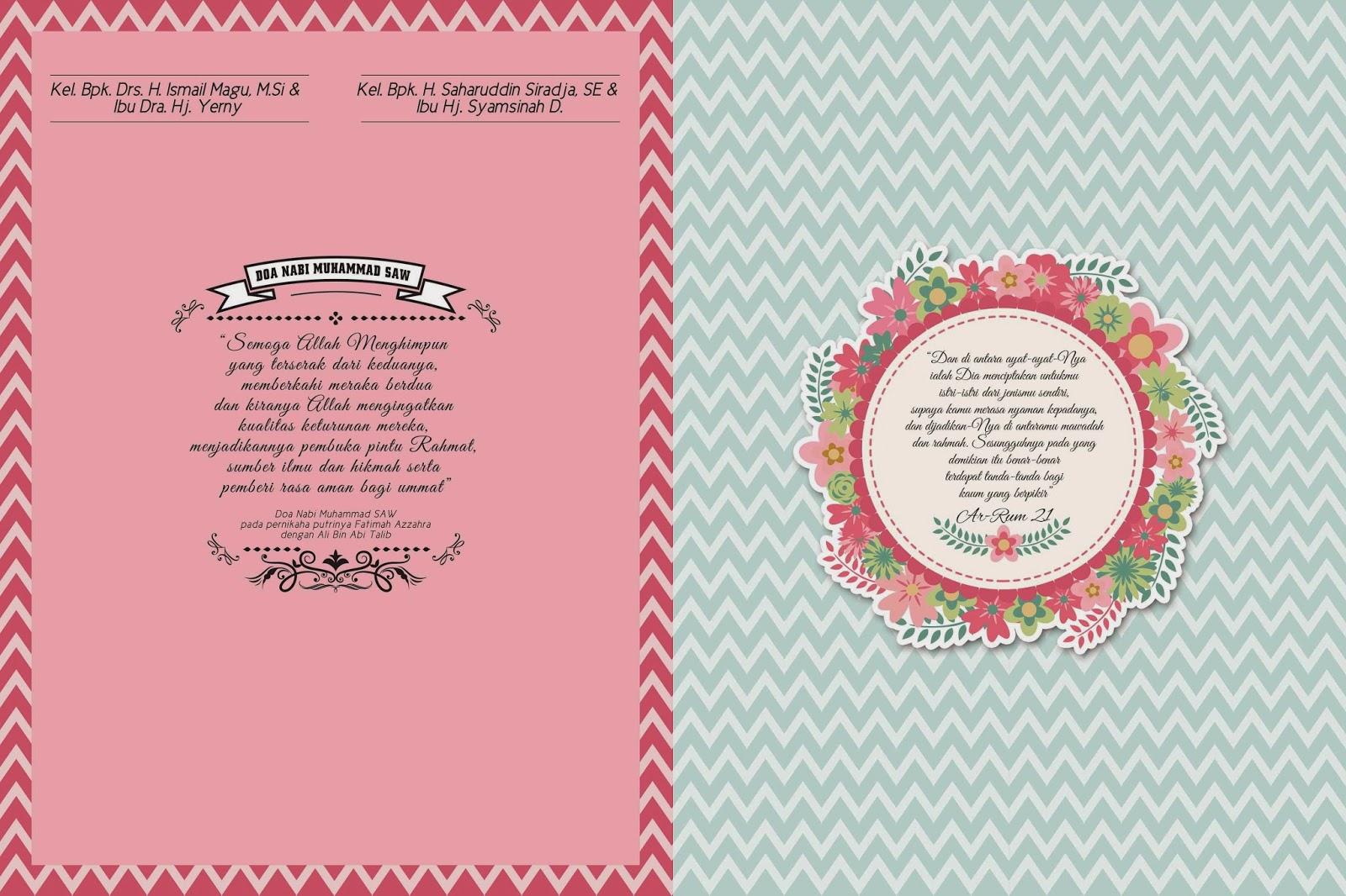 Design dan Ide: contoh undangan pernikahan