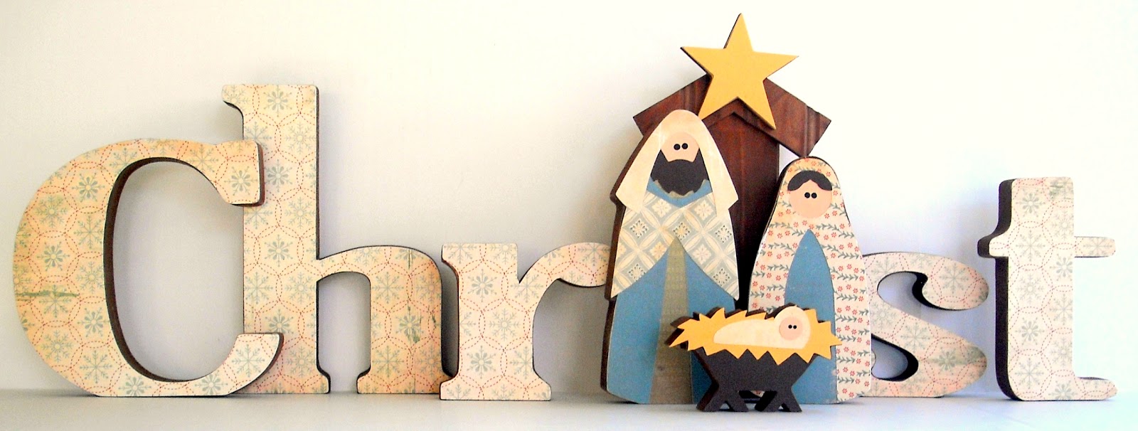 Sweet Pickle Designs: Christ Wood Letters