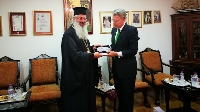 Στην Αλεξανδρούπολη ο Αμερικανός Πρέσβης Geoffrey Pyatt