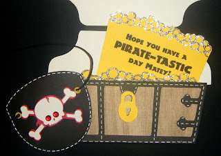 Cards by CG: Arrrrgg!! It's a pirate treasure chest!