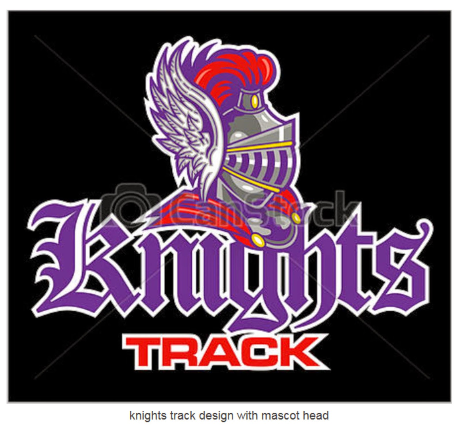 EARLFERGUSONstudio: KNIGHTS TRACK vector clip art design