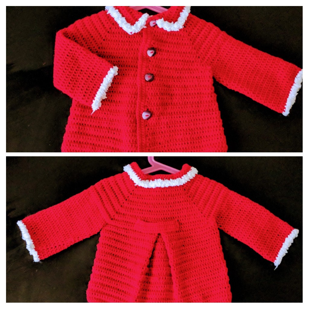 Crochet baby jacket