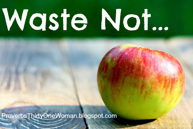 Waste Not... - Proverbs 31 Homestead