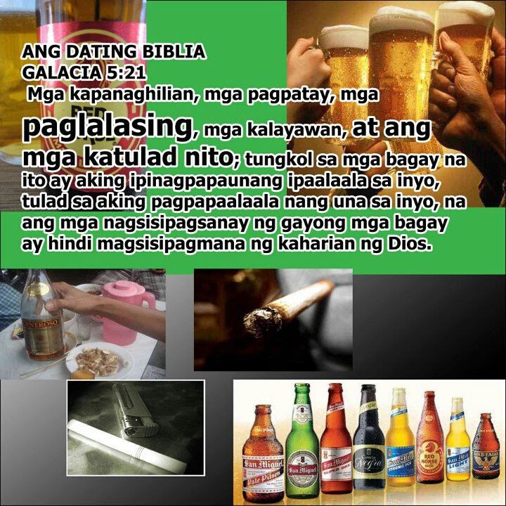 SALAMAT SA DIOS: Ang Paglalasing ng Alak