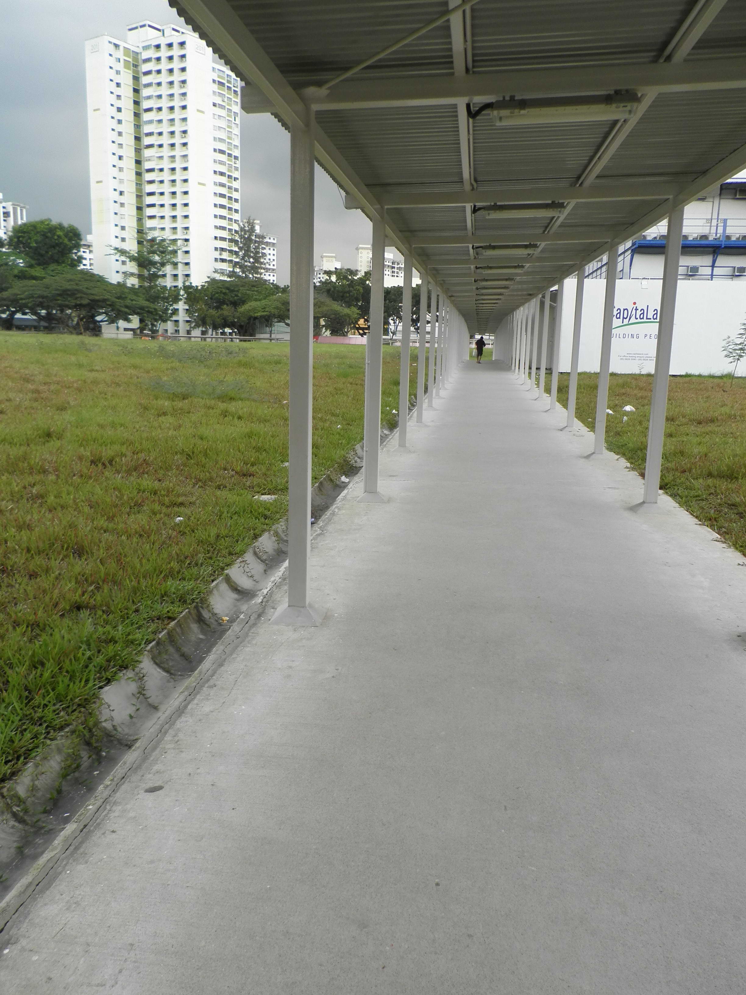 View of triangle walking way - Sana Studio