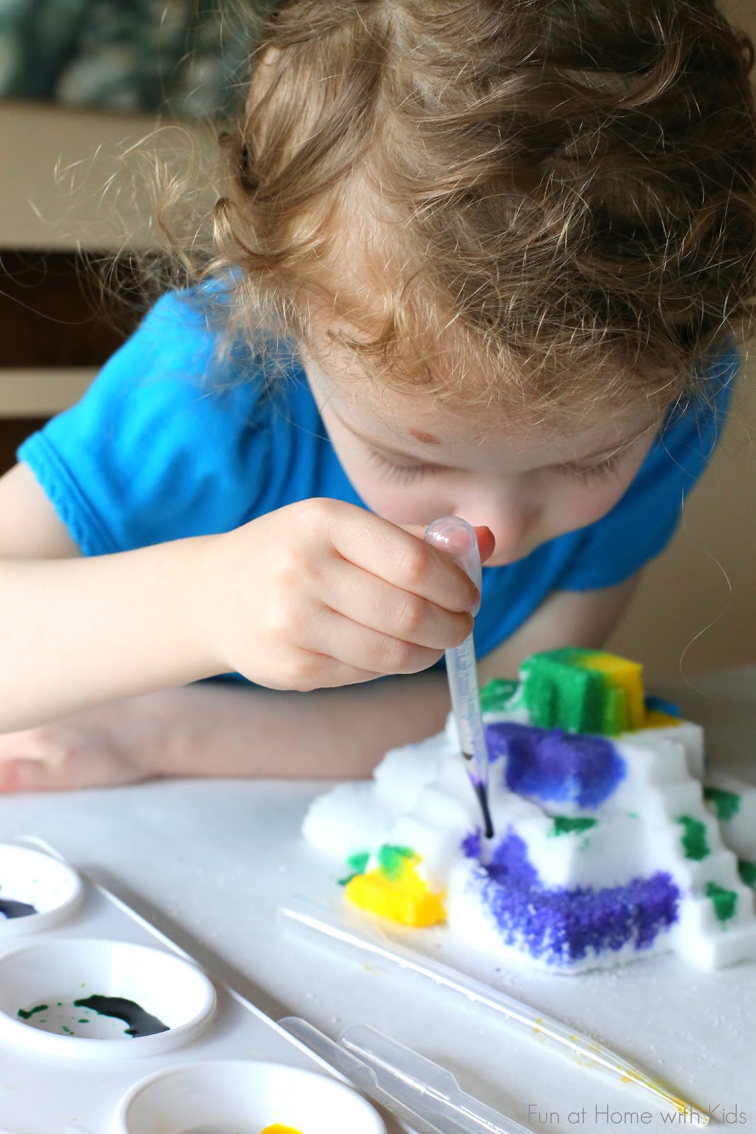 Painted Salt Sculptures