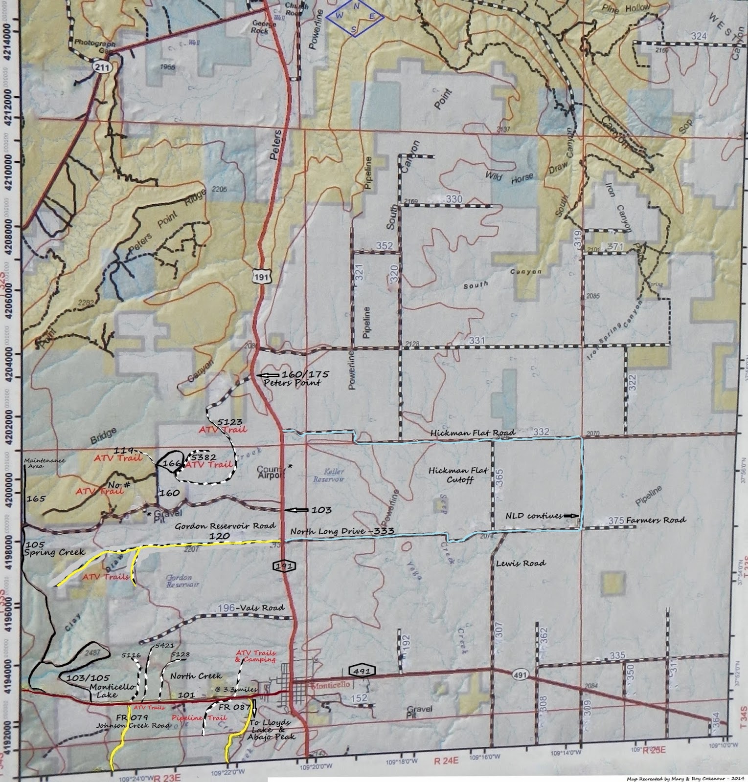 The Southwest Through Wide Brown Eyes: North of Monticello Utah ...