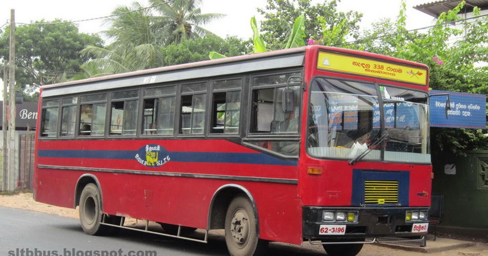 SLTB buses - ශ්‍රී ලංගම බස්: Dimo TATA 1313 bus from SLTB Welisara depot