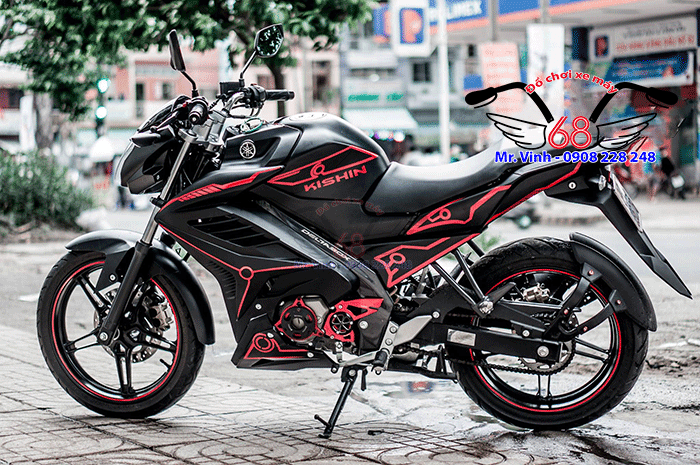 Độ cánh gà Fz 150i, bửng Fz 150i mới nhất 2016 2017 tại Tp Hồ Chí Minh