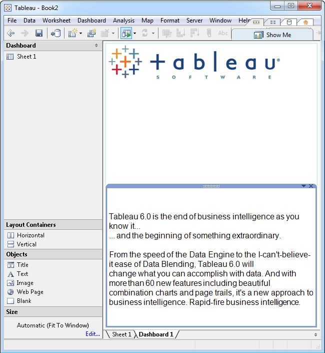 Diksha Sea: [TABLEAU] Adding A Logo To Your -DashBoard