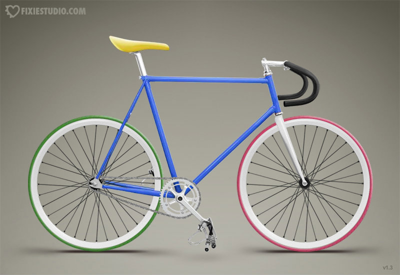 jaepong ngiseng: Fixie bike design made by me, just for fun