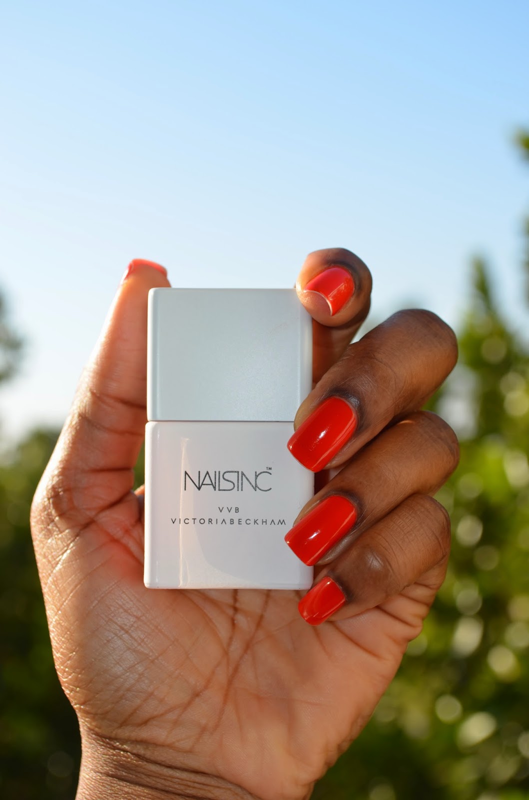 Victoria Beckham x Nails Inc: Judo Red & Bamboo White - of the comely