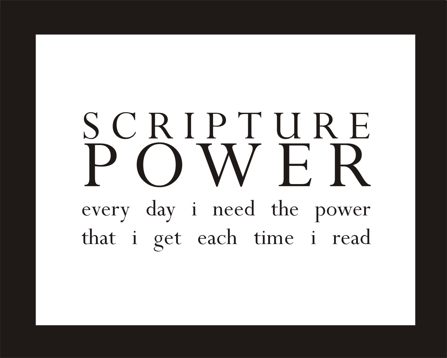 Isn't She Crafty: Scripture Power