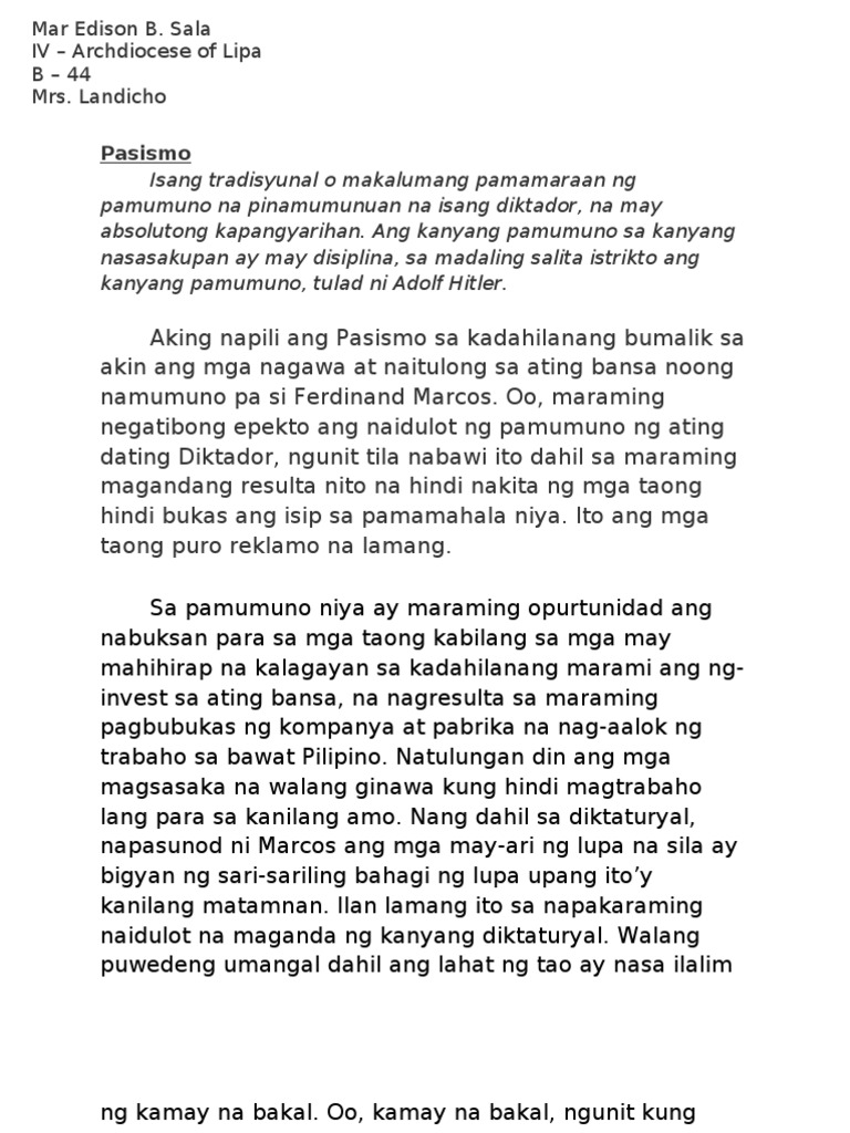 pasismo - philippin news collections