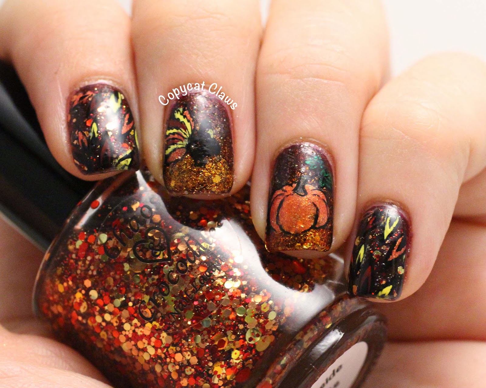 Copycat Claws: Thanksgiving Nails (Stamper Decals)
